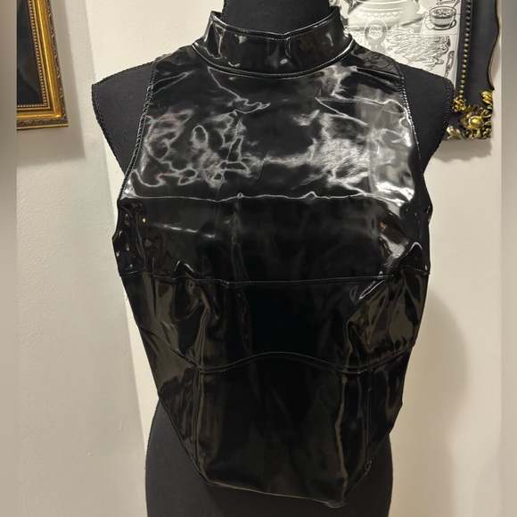 Dolls Kill | Tops | Nwt Dolls Kill Darker Wavs Diatonic Mock Neck Tank ...